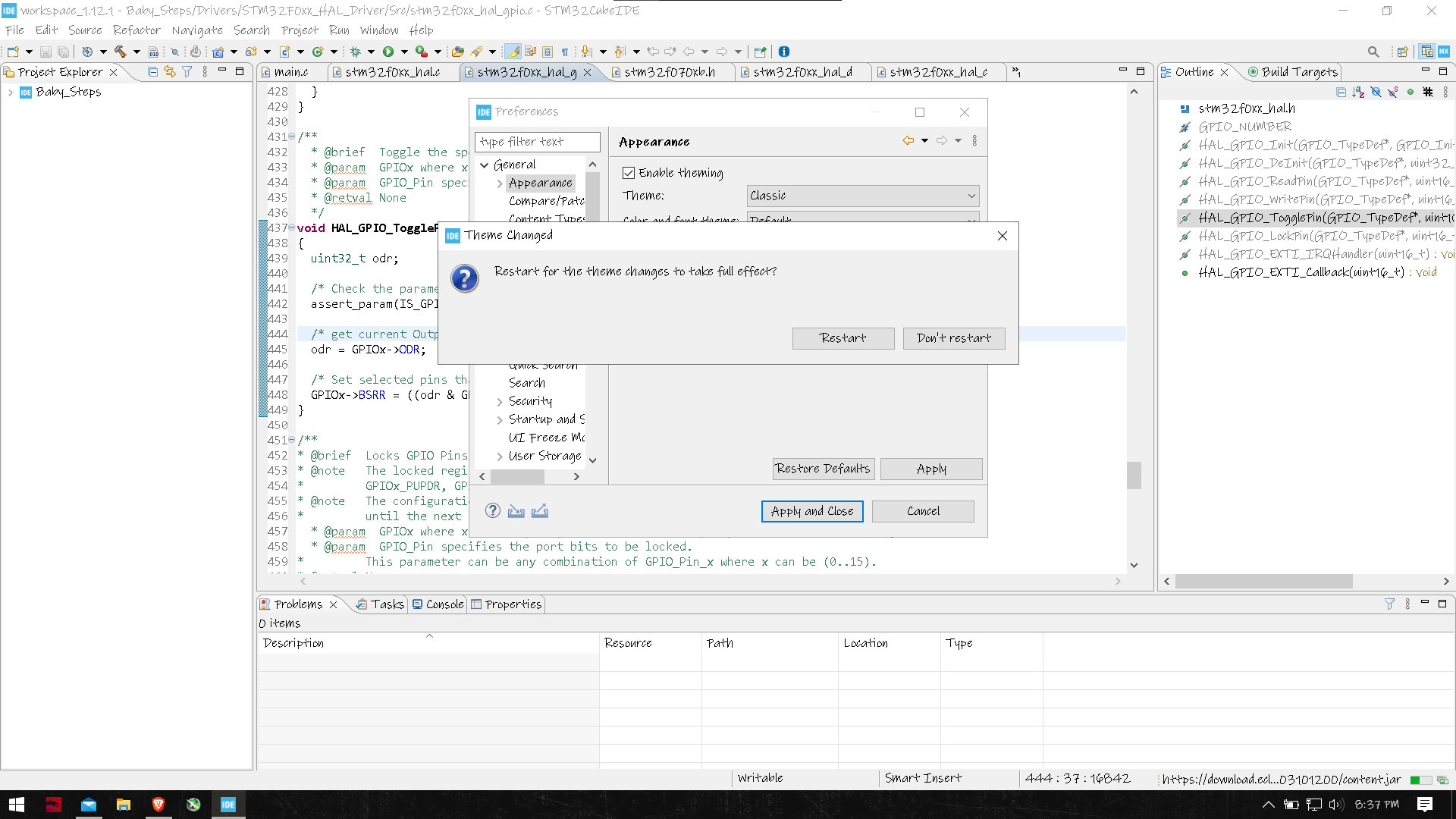 Window Tab title text broken. This problem only ar ...