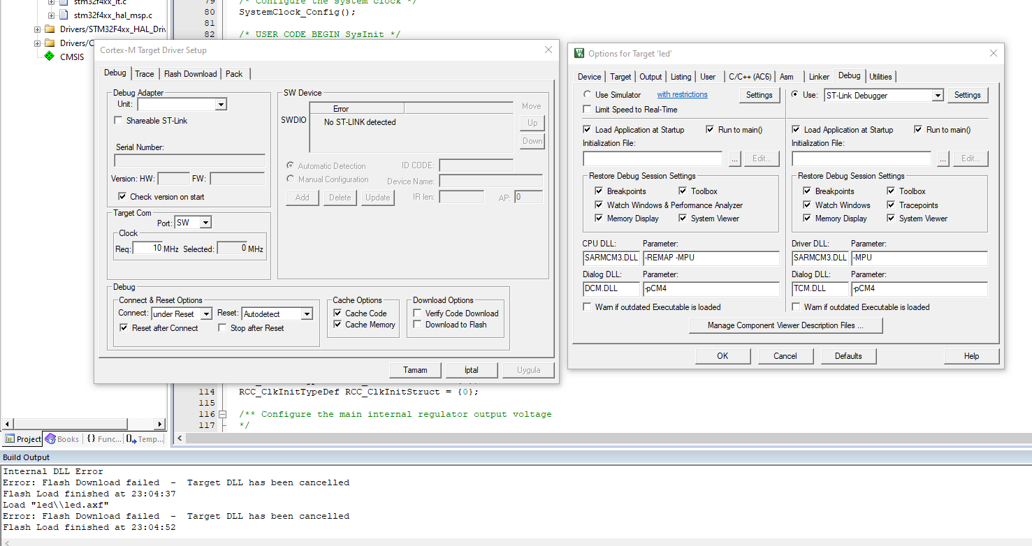 I Can Not Debug Stm32f407 Stmicroelectronics Community