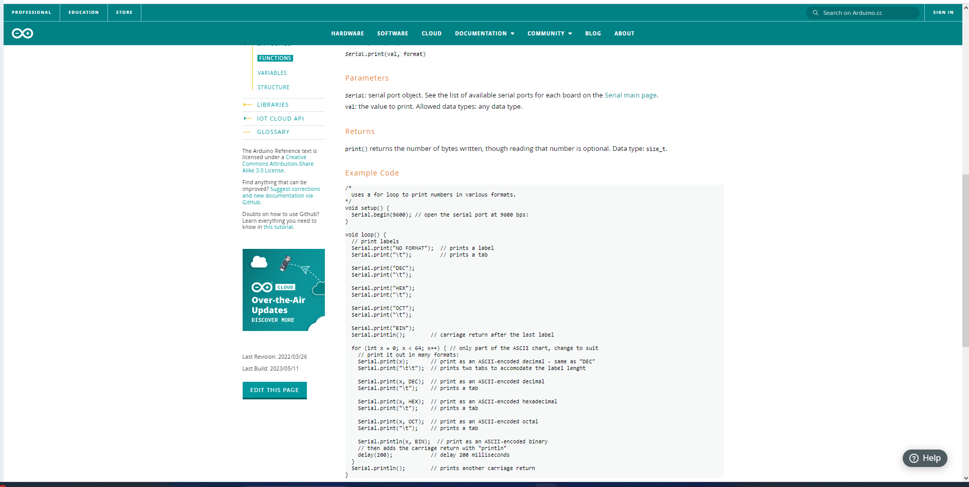 Similar Function In Stm32 Cube As Arduino Serialw Stmicroelectronics Community 