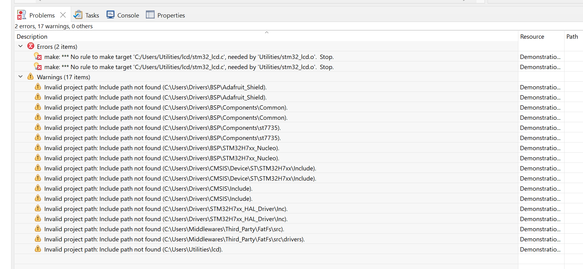 Solved Stm32cubeide Creating A Project From Example For Stmicroelectronics Community 2007