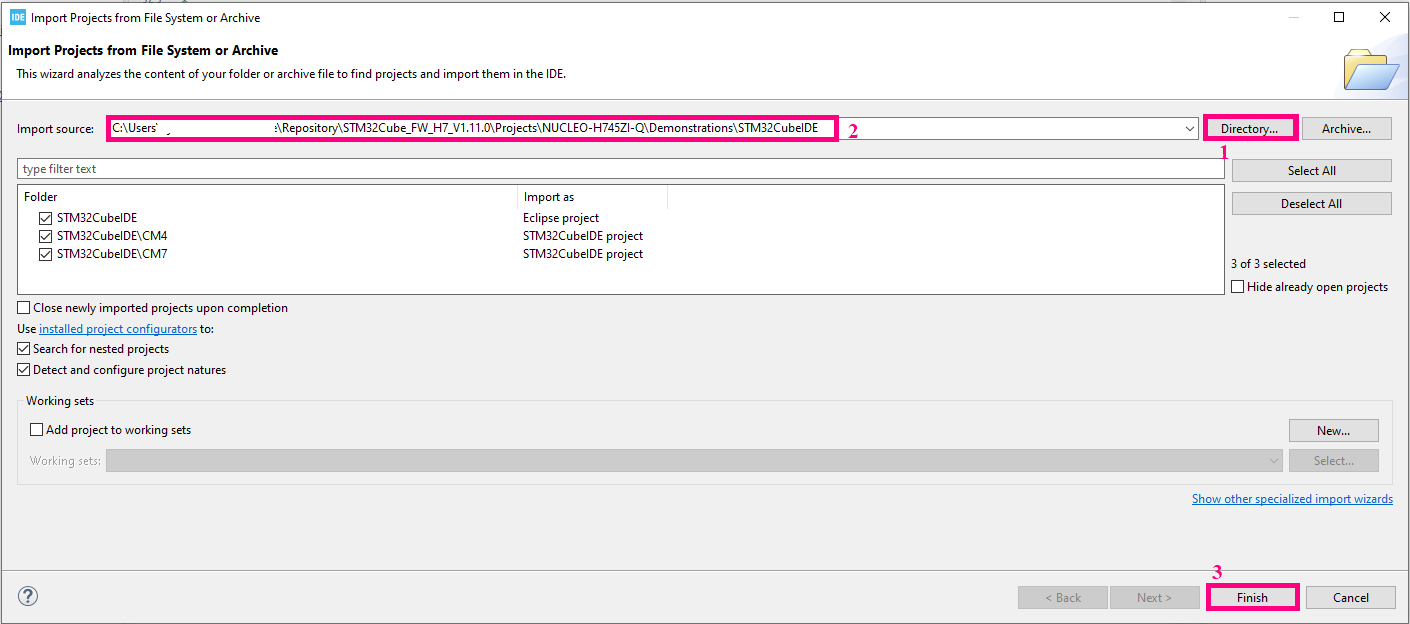 Solved Stm32cubeide Creating A Project From Example For Stmicroelectronics Community 0169