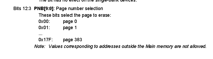 Solved: STM32G0B0 FLASH memory, page numbers, reference ma... - STMicroelectronics Community