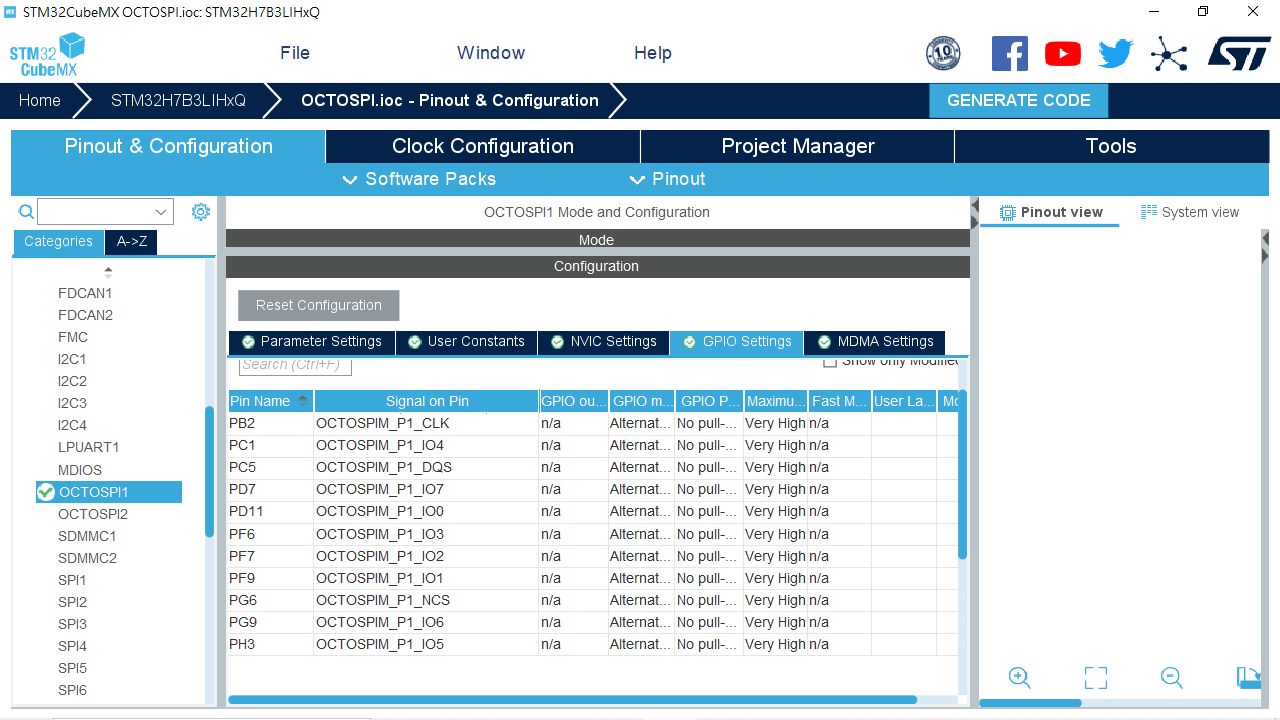 Solved: STM32H7B3 OctoSPI Flash. Octal_Polling_WEL() has a... - STMicroelectronics Community