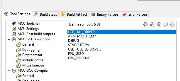 How to use the FPU STM32H723 - STMicroelectronics Community