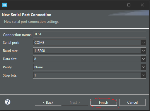 Stm32cubeide Connections View Serial Port Option D Stmicroelectronics Community