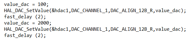 Solved Time Delay When Operating With Dac In Stm32l4 Stmicroelectronics Community