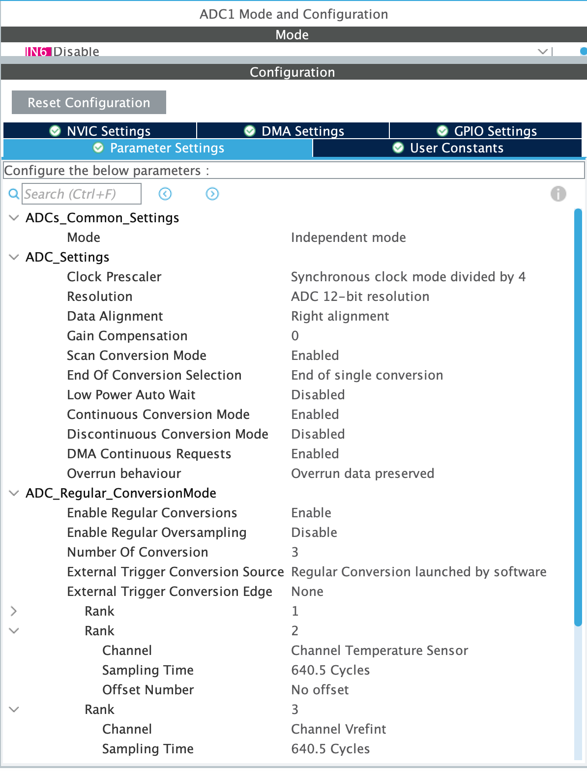 Solved: STM32G474RE Internal temperature sensor returning ... - STMicroelectronics Community