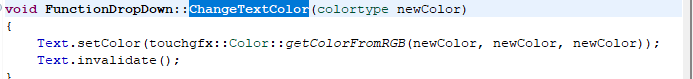 Solved: Why I can't change Wildcard buffer text color? - STMicroelectronics Community