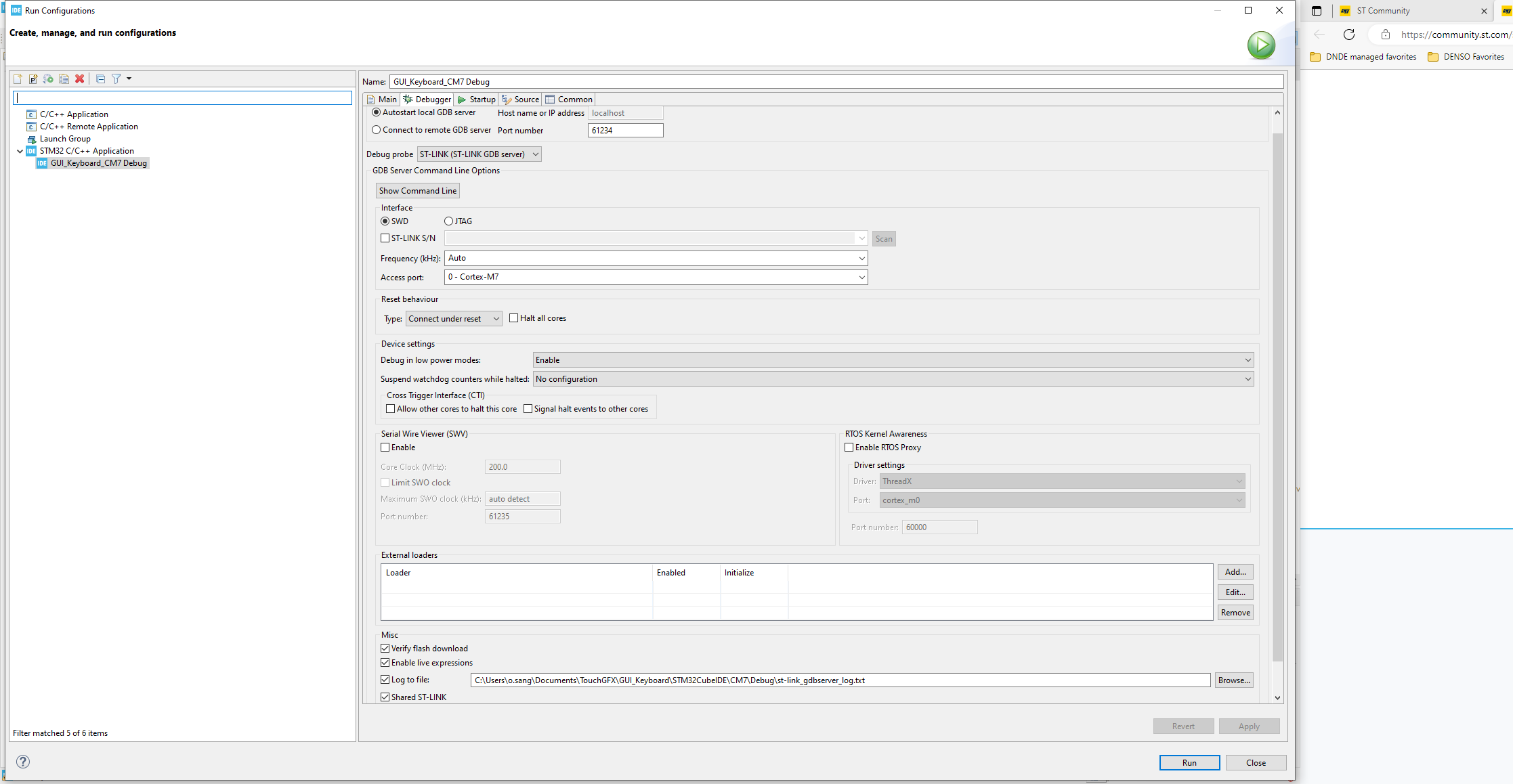 Solved Error In Final Launch Sequence For Stm32h745i Disc Stmicroelectronics Community 