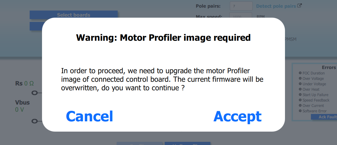 Solved: Motor Profiler stuck on "Checking ST-Link connecti... - STMicroelectronics Community