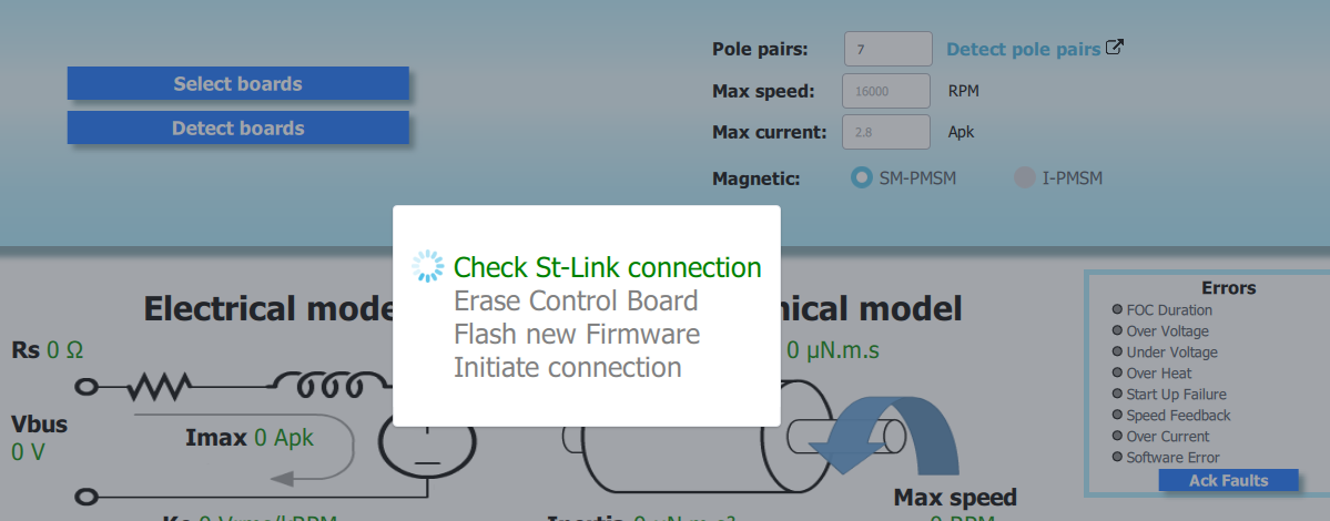 Solved: Motor Profiler stuck on "Checking ST-Link connecti... - STMicroelectronics Community