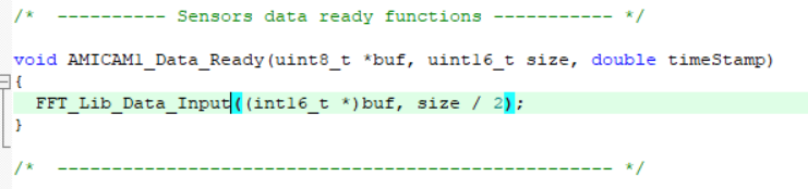 How to add simulation adc data in the AMICAM1\Ultr... - STMicroelectronics Community