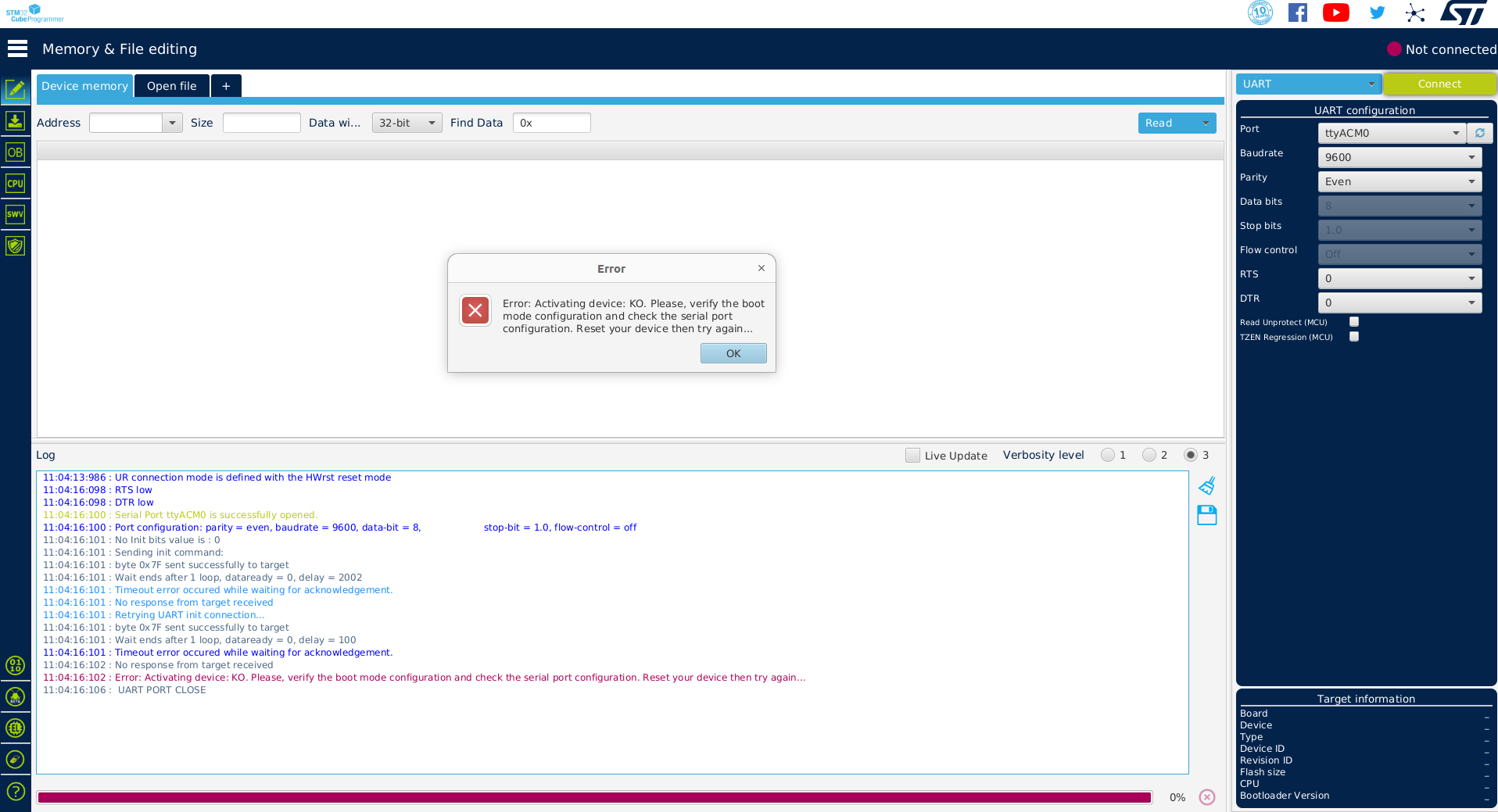 Flashing Firmware Using System Bootloader And Stm3 Page 2 Stmicroelectronics Community