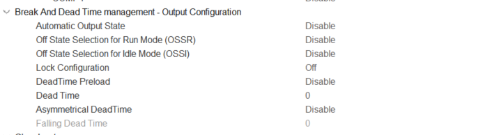 Solved Help Setting The Comparator For The Timer Brake I Stmicroelectronics Community 