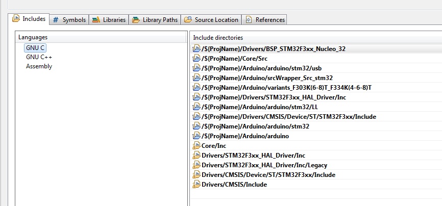 Solved Implementing Arduino Into Cubeide Stmicroelectronics Community