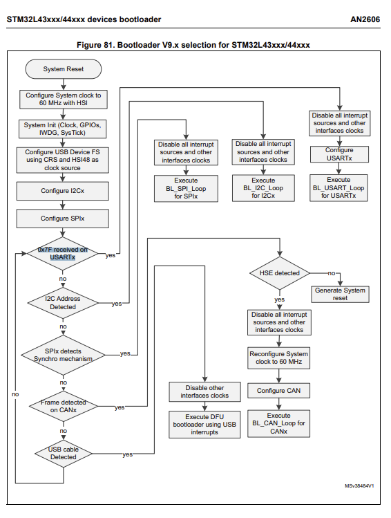 Solved: How to enter ST USART Bootloader from Code? - STMicroelectronics Community