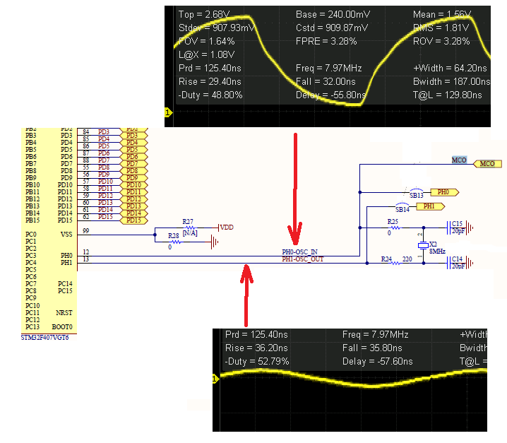 Solved: From which output of the Crystal oscillator is the... - STMicroelectronics Community