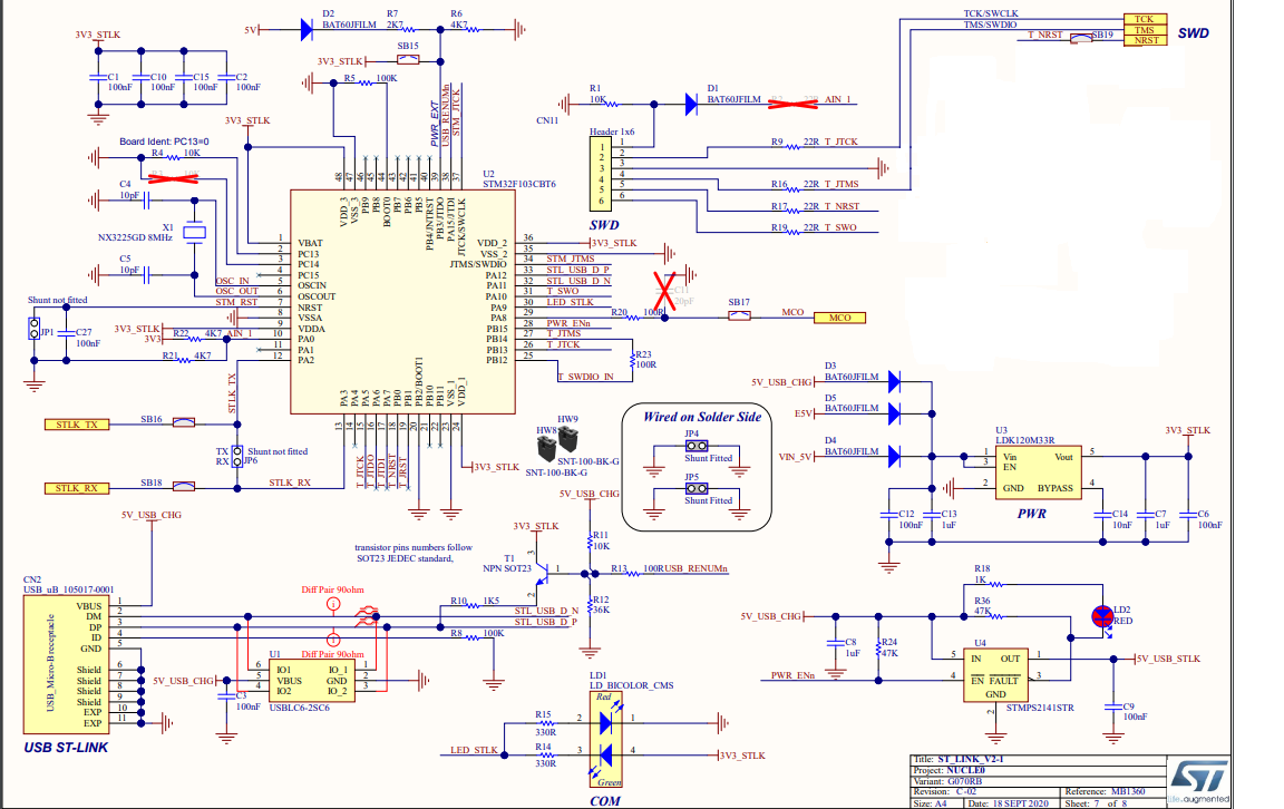 How Can I Connect To My Stm32 Mcu Through Stlink V Stmicroelectronics Community