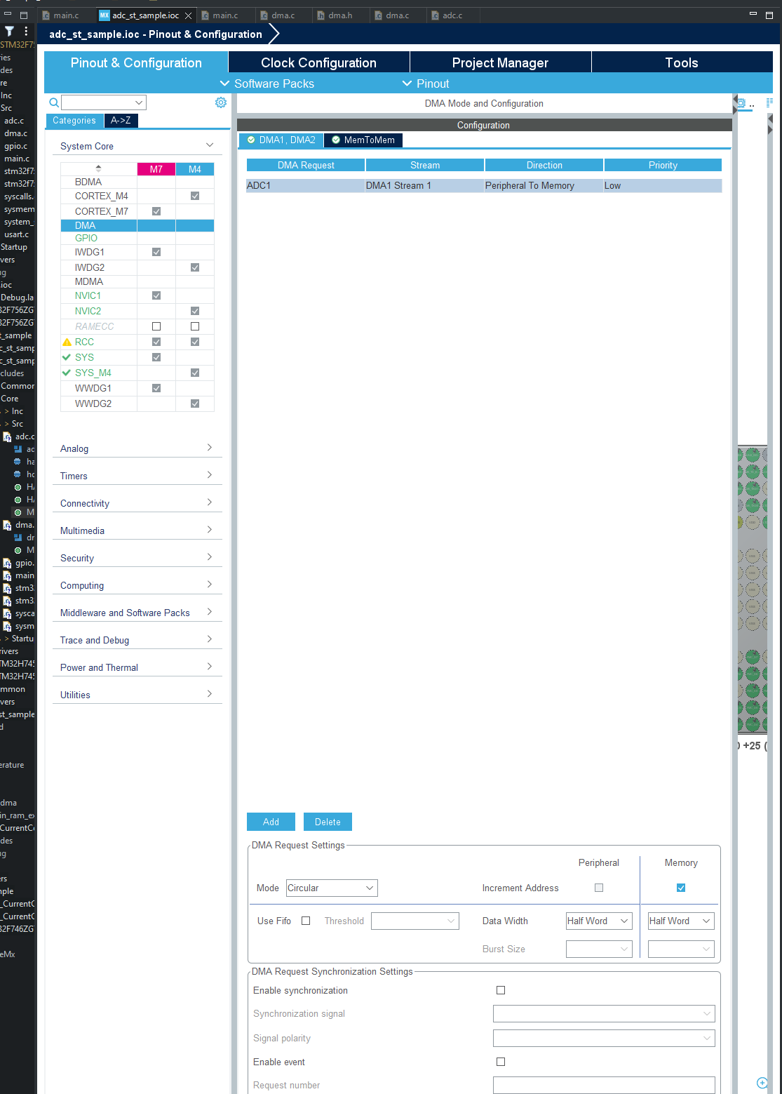 Solved Adc Conversion Data To Dma Without Any Dma Inter Stmicroelectronics Community