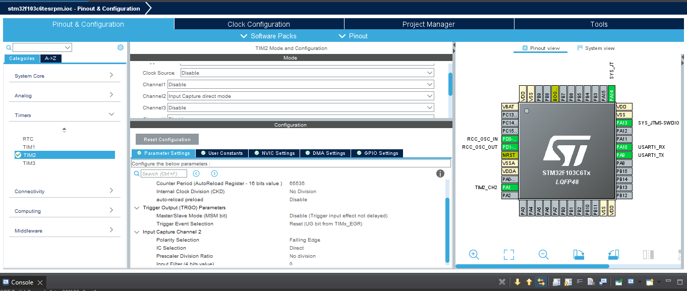 want to read the signal and calculate rpm I want ... - STMicroelectronics Community