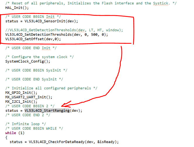 Solved: VL53L4CD Minimum distance reading - STMicroelectronics Community