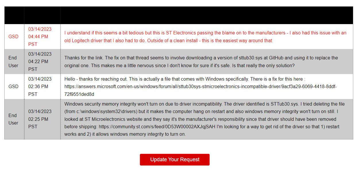 I work on a MSI-notebook where memory integrity no ...
