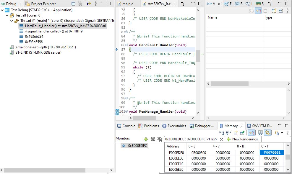 Nucleo H723zg Lwip Hardfault Handler Problem Stmicroelectronics Community