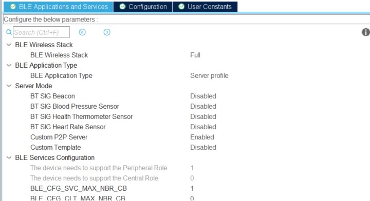 Solved Build Ble Server Profile App Based On Custom Templ Stmicroelectronics Community