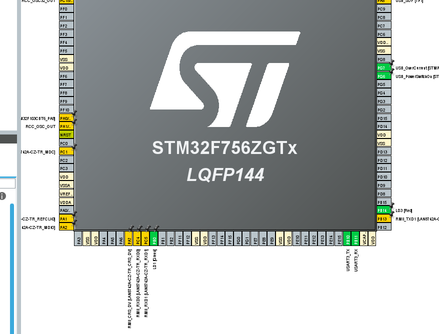 Wrong USART3 pins on Nucleo-F756ZG - STMicroelectronics Community