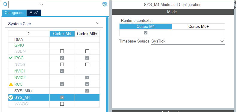 About SysTick with STM32WL55 - STMicroelectronics Community