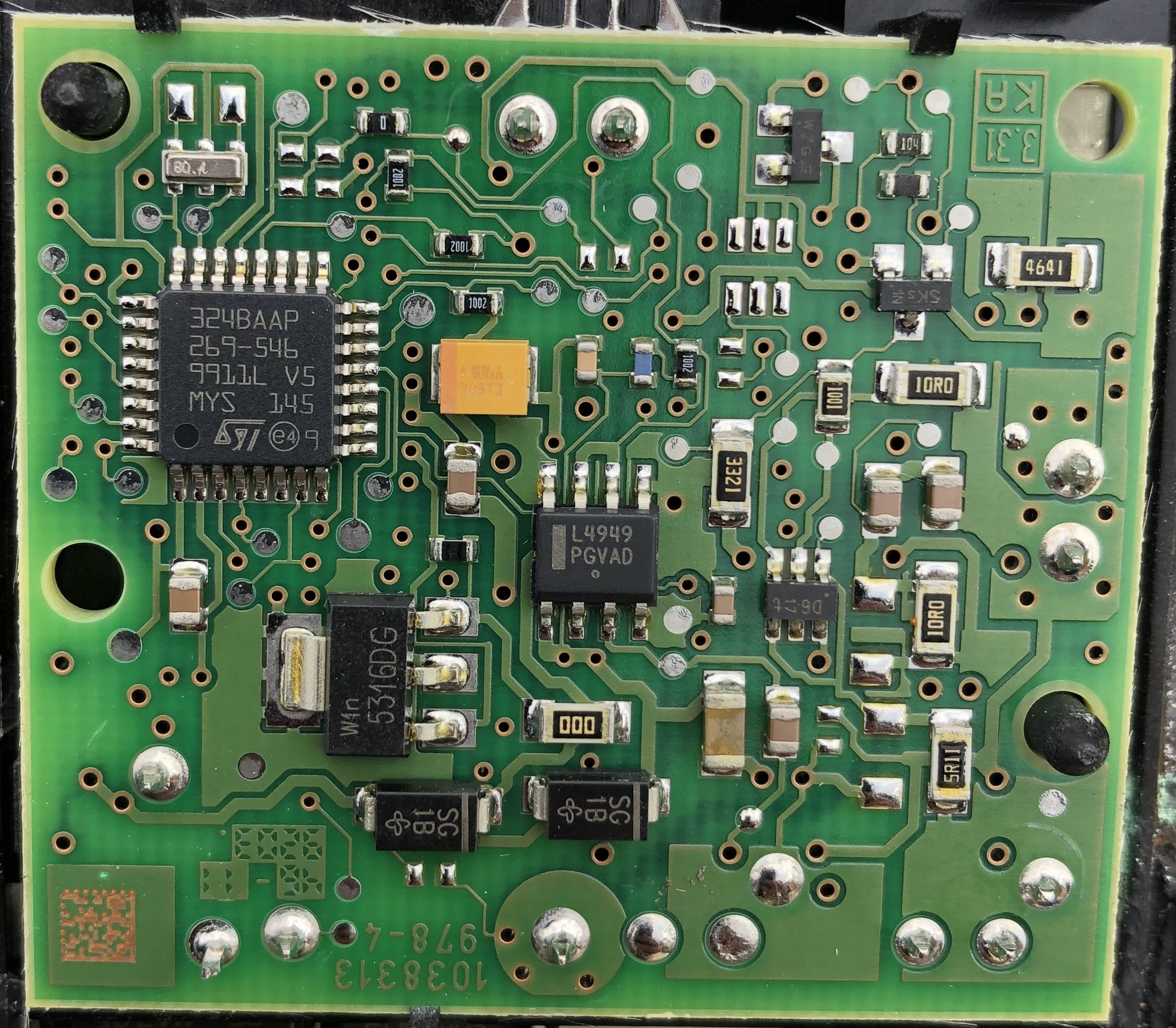 Solved: Datasheet for ST 324BAAP microcontroller - STMicroelectronics ...
