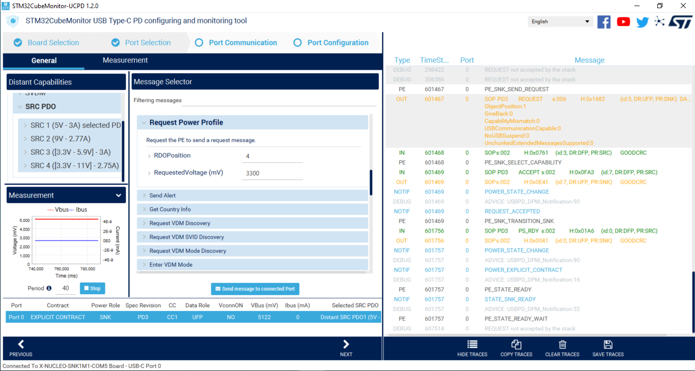 Solved Message Rejected For This Port Configuration On Th Stmicroelectronics Community