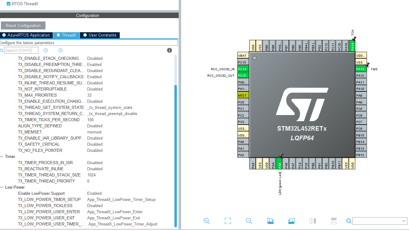 ThreadX with stop mode 1 works fine after power re... - STMicroelectronics Community