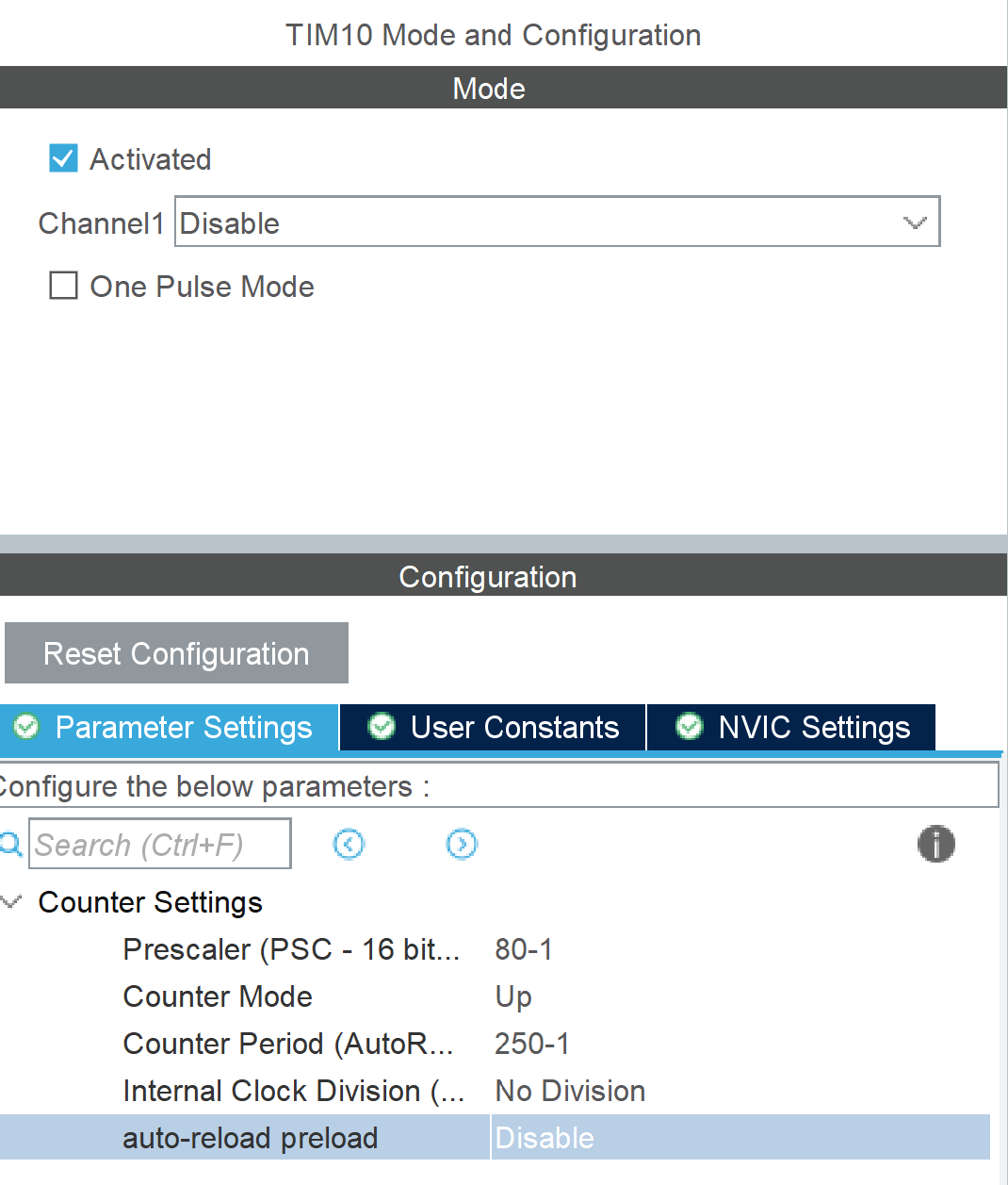 Counter Problem In Timer Interrupt Stmicroelectronics Community