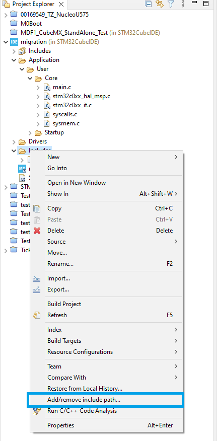 Solved How To Open Keil Project To Stm32cube Ide Stmicroelectronics Community 