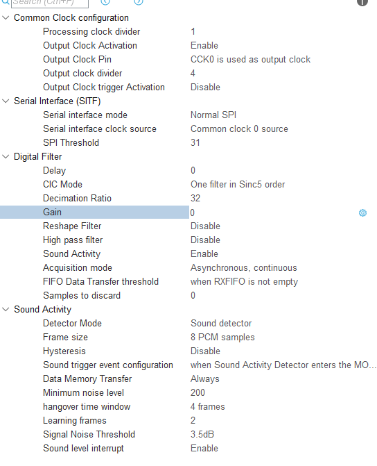 Solved Dc Bias From Mems Microphone Using Adf On Stm32u5 Stmicroelectronics Community