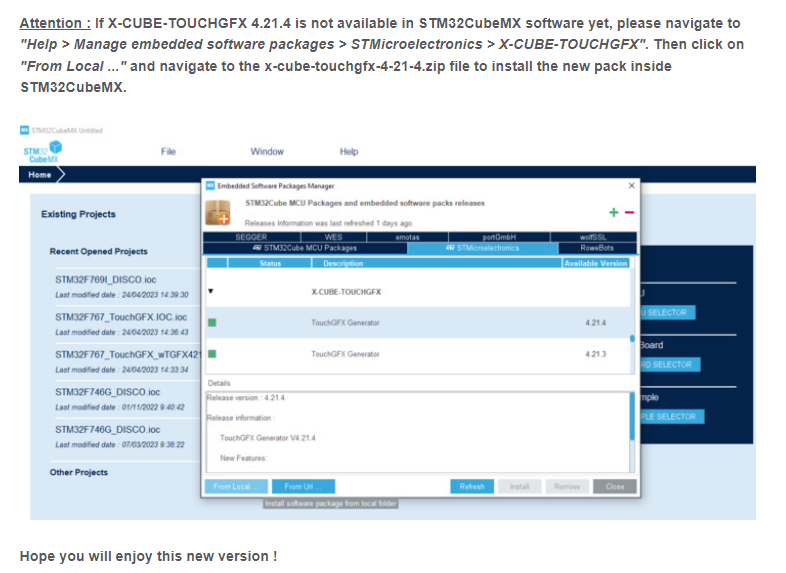 Solved Touchgfx Designer Is Not Opening In The Computer Stmicroelectronics Community 