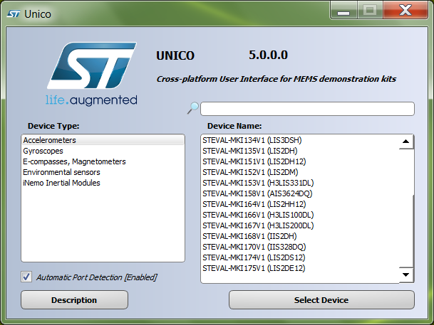 How to add STEVAL-MKI179V1 into Unico device list - STMicroelectronics Community