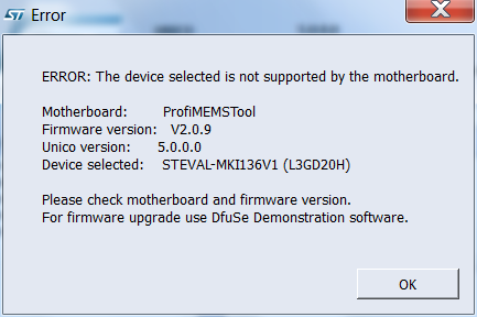 How to add STEVAL-MKI179V1 into Unico device list - STMicroelectronics Community