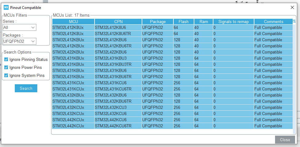 Solved 1132 Problem With List Pinout Compatible Mcus