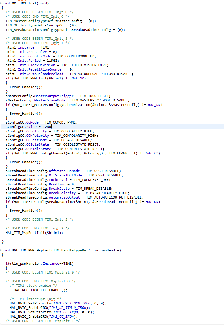 Solved Failed Attempt On Using 2 Timers To Toggle Gpio Stmicroelectronics Community 5748