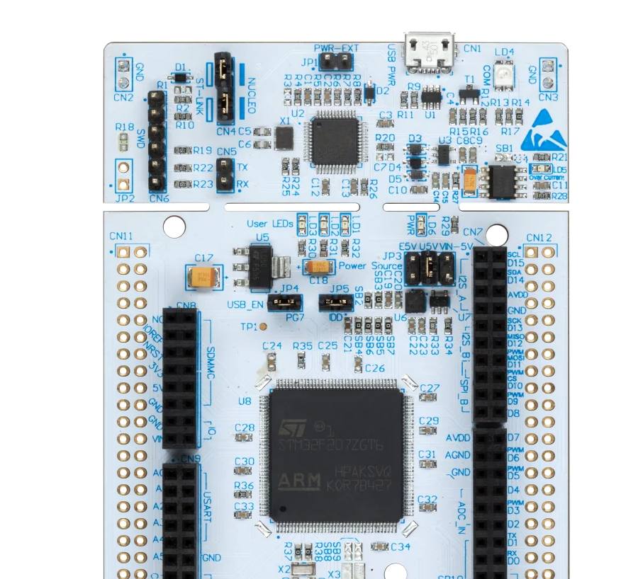 Solved: Nucleo-144 no pins in CN11 and CN12 - STMicroelectronics Community