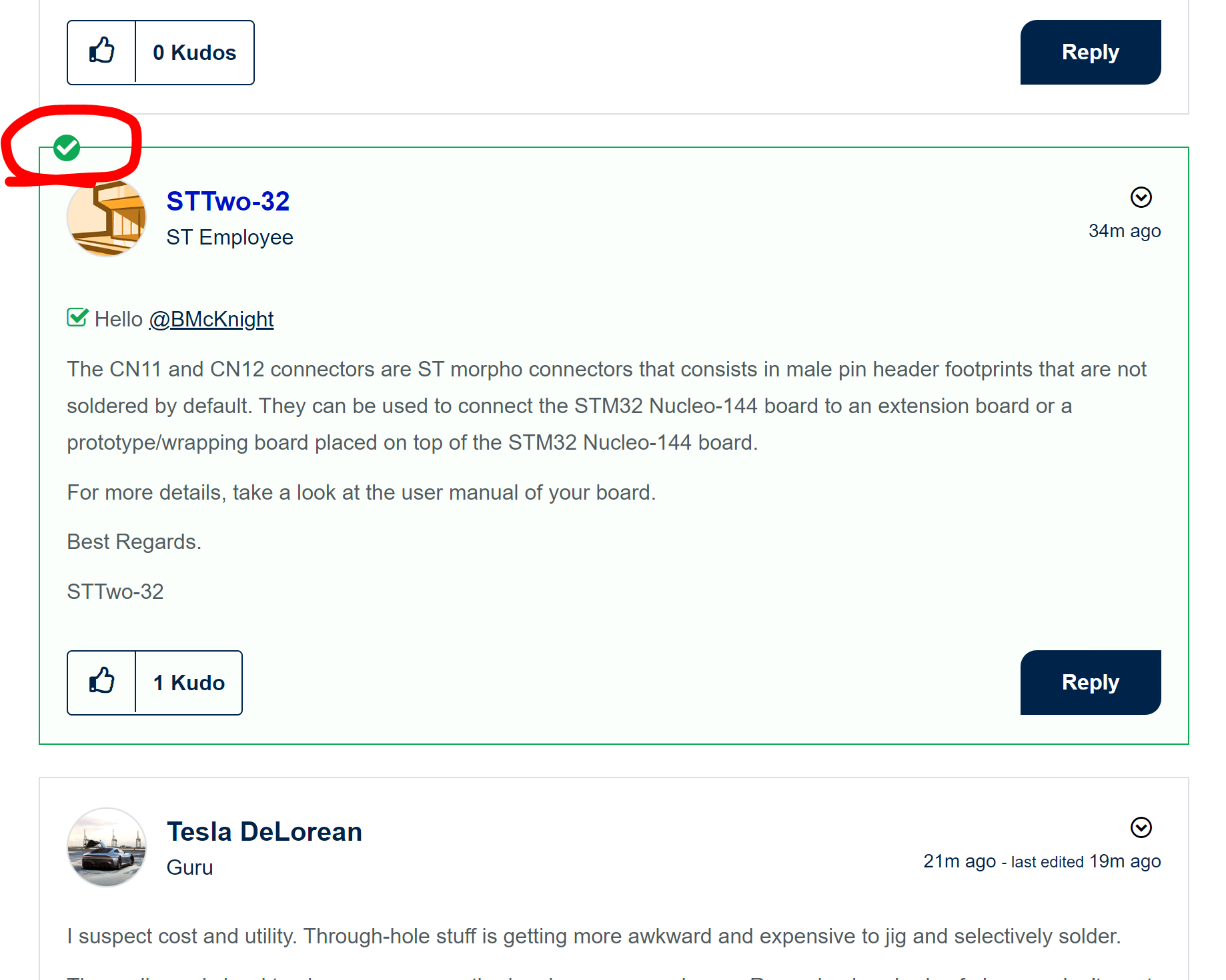 Solved: Wrong "accepted solution" shown - STMicroelectronics Community