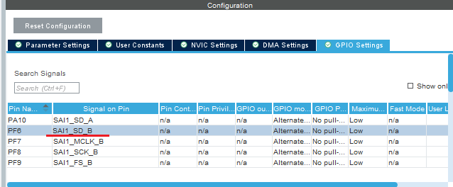 How to configure the SAI with a CODEC - STMicroelectronics Community