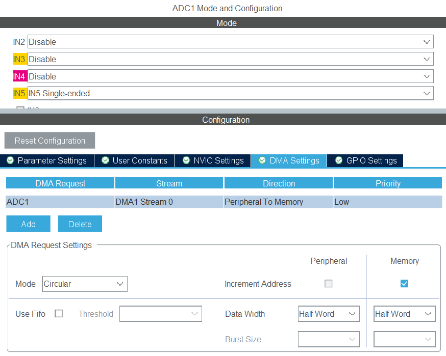 Nucleo H723zg Adc With Dma Stmicroelectronics Community