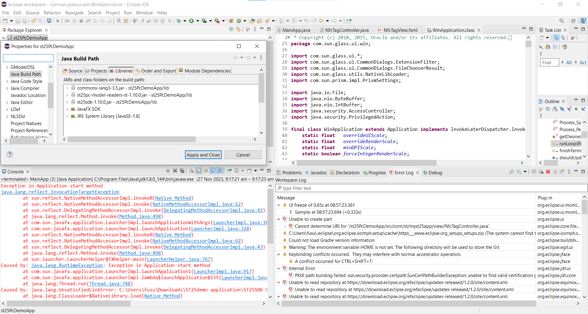 Solved: STSW-ST25SDK001 ST25DemoApp Example Issue - STMicroelectronics Community