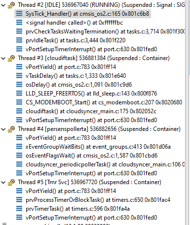 RTOS debug with STM32CubeIDE - STMicroelectronics Community