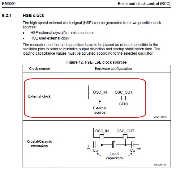 Solved Cubeide Clock Editor Wont Allow Hse Selection Wit
