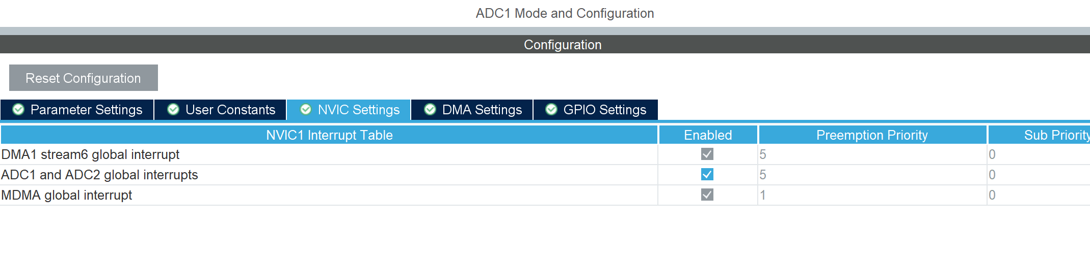 DMA is not working on STM32H7 devices - STMicroelectronics Community