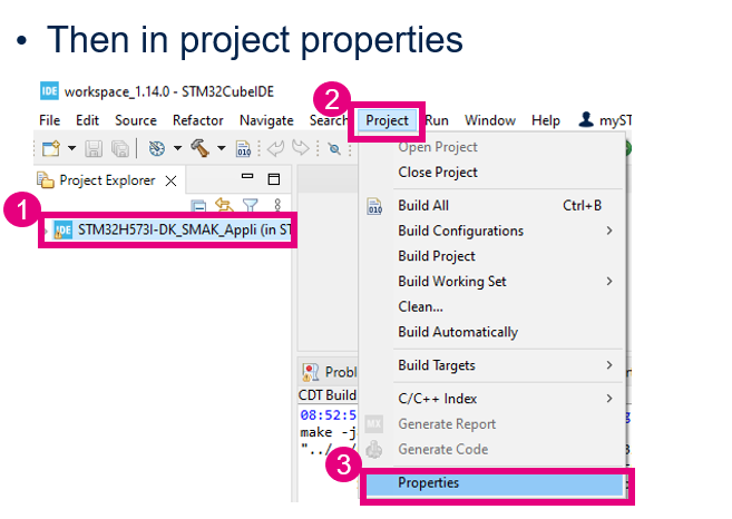Solved: I cannot compile SMAK application - STMicroelectronics Community